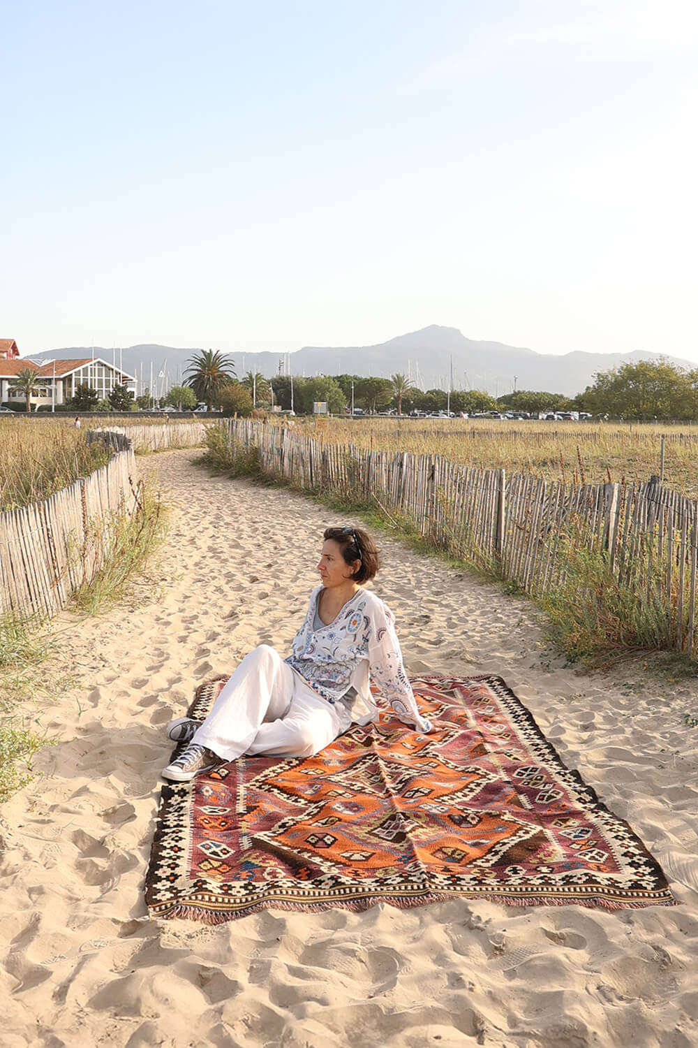 Semi-antique Luri kilim from Iran. 234x138 cms • Nómada